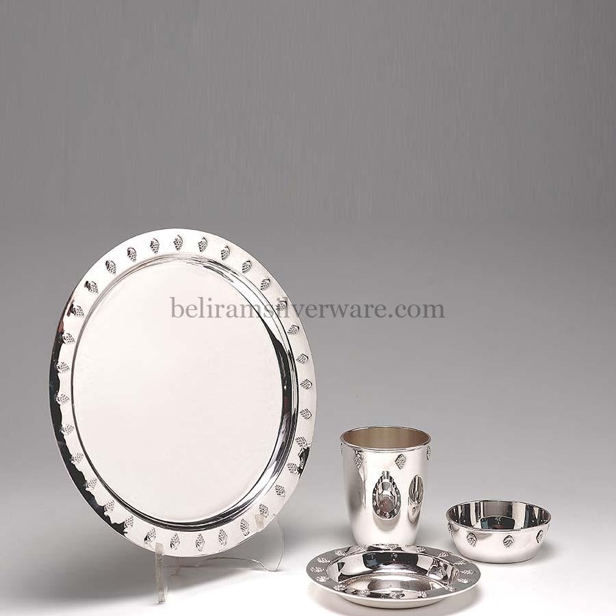Reasonable Silver Thali Price At Beliram's Store! - Beliram Silverware